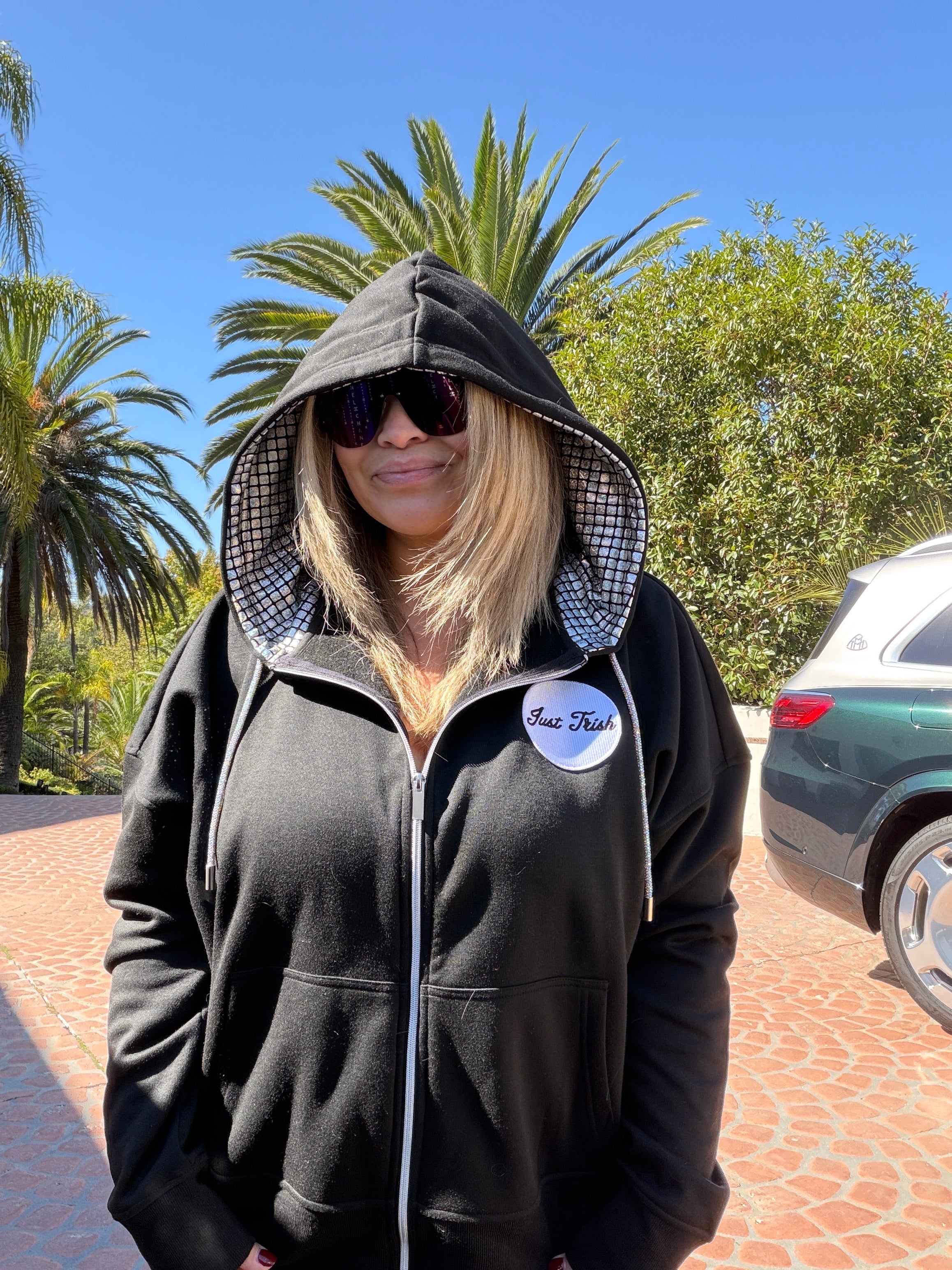 Black Just Trish Hoodie